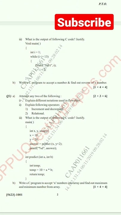 F.Y.BSC computer Science C Programming 1st semester 2019 - YouTube
