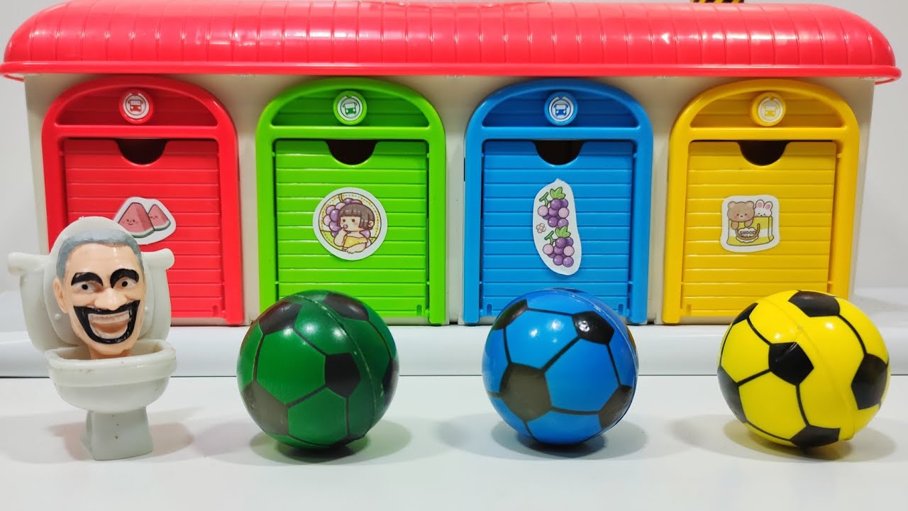 ASMR skibidi toilet | Made Rainbow Beads with Antistress Slime Balls ...