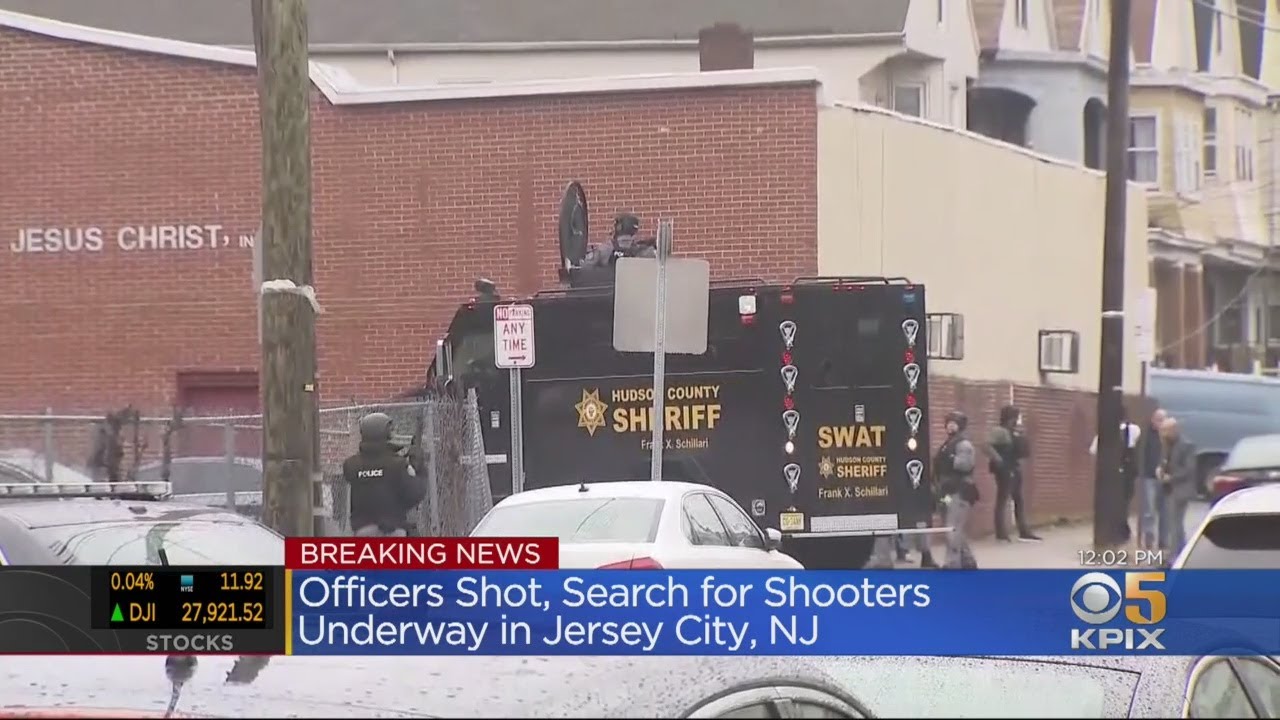 SWAT Teams Search For Suspects In Jersey City After Officers Shot - YouTube