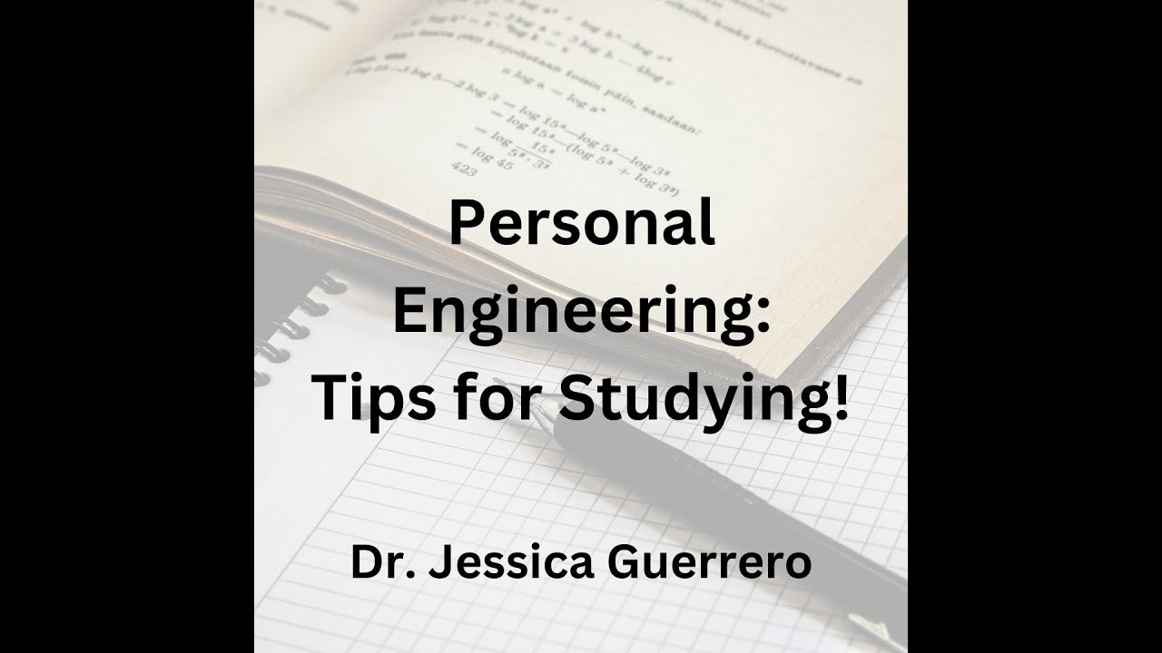 Personal Engineering: Tips for Studying! - YouTube