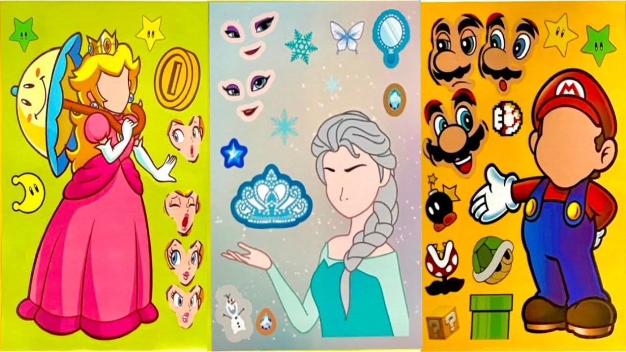 Elsa Princess Peach - Disney Frozen & Super Mario Bros | Decorate with ...