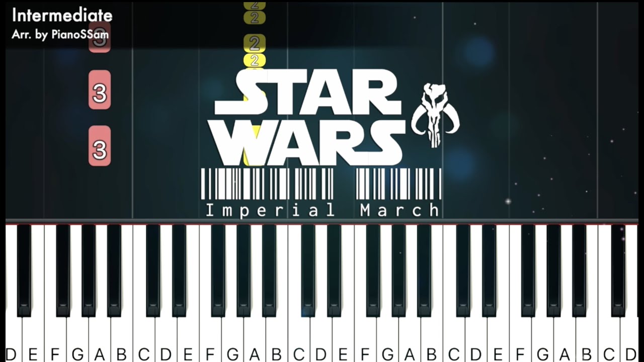 [Intermediate] The Imperial March - Star Wars | Piano Tutorial with ...