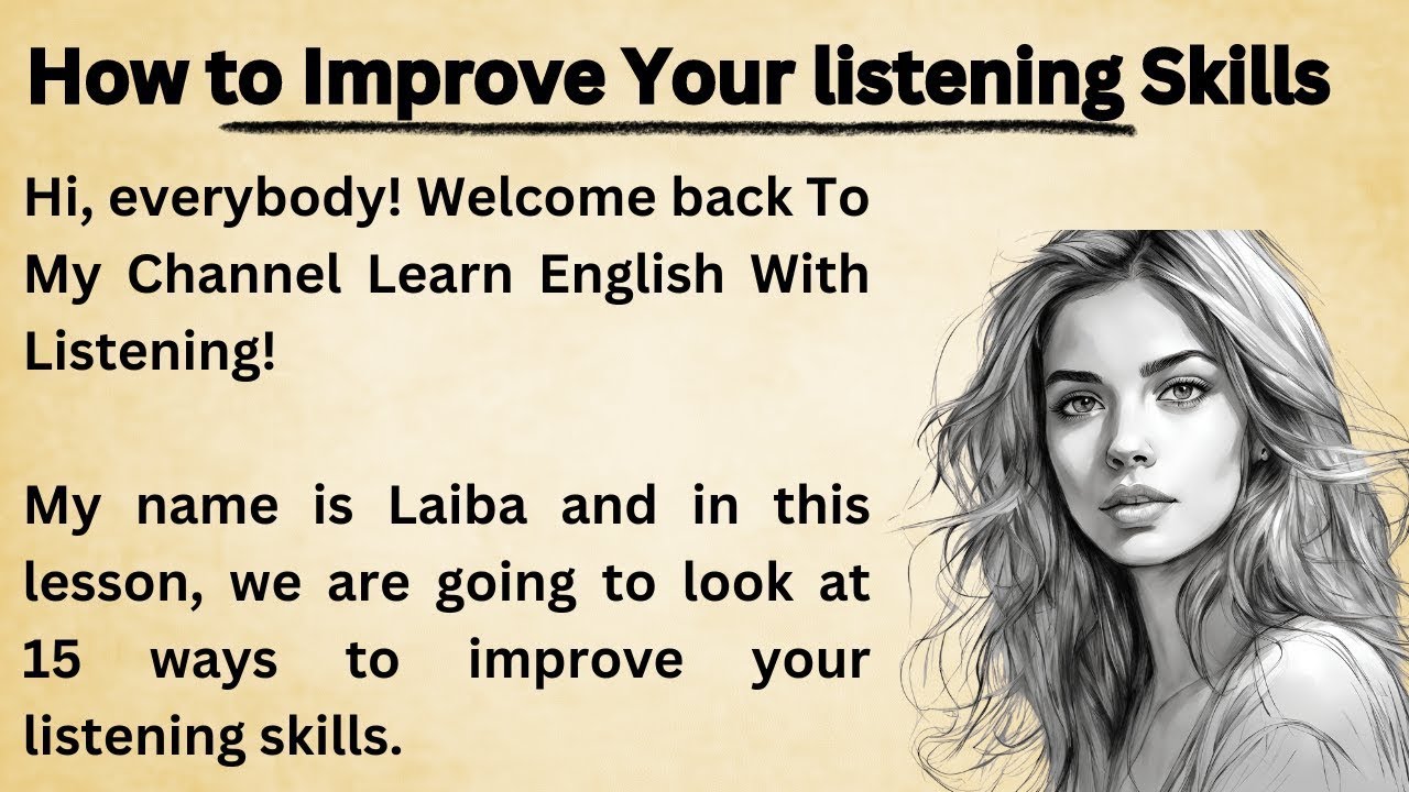 How to Improve Your listening Skills || Graded Reader || Improve Your ...