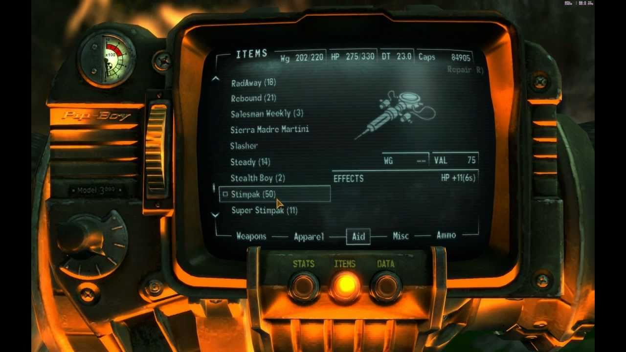 Fallout New Vegas, Raw Footage #15: Cottonwood Crater and Dead ...