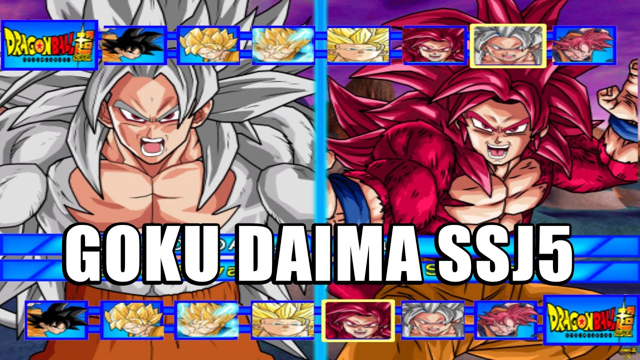 CRIEI O SSJ5 DO DB DAIMA NO TENKAICHI 3 PARA A MINHA ISO | DRAGON BALL ...