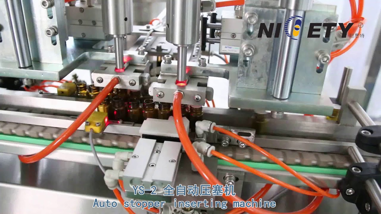 Automatic Capper Capping Machine press caps - YouTube