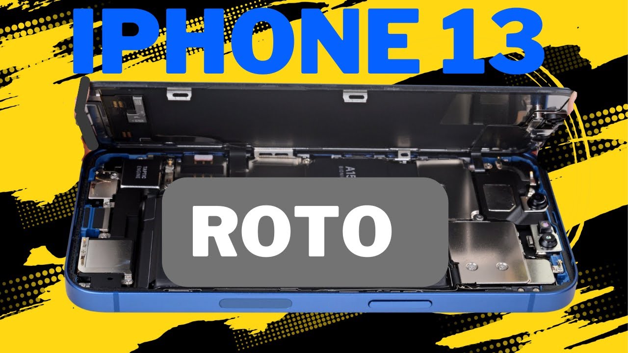 iPhone 13 roto Cambio de pantalla - YouTube