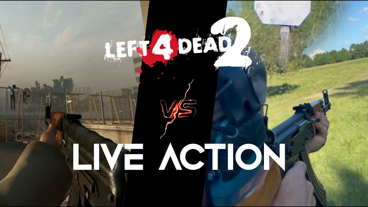 LEFT 4 DEAD 2 WEAPONS IN REAL LIFE - YouTube