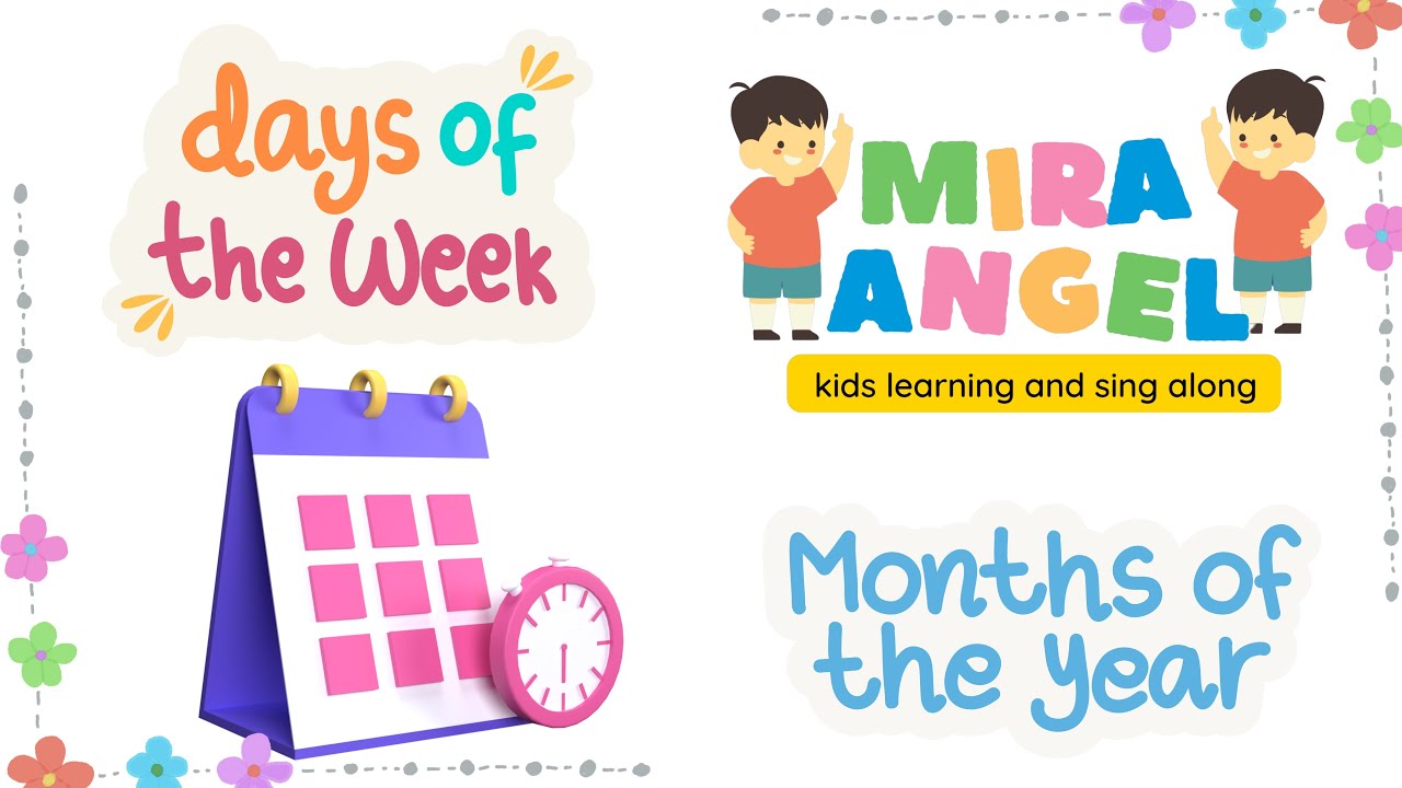 days of the week/months of the year for kids sing along and learning ...