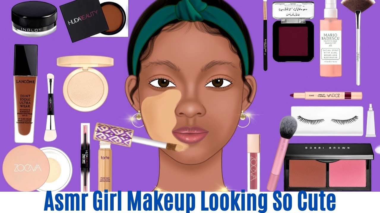 Asmr Makeup Tutorial no Talking Mouth Sound 1😍🤫 - YouTube