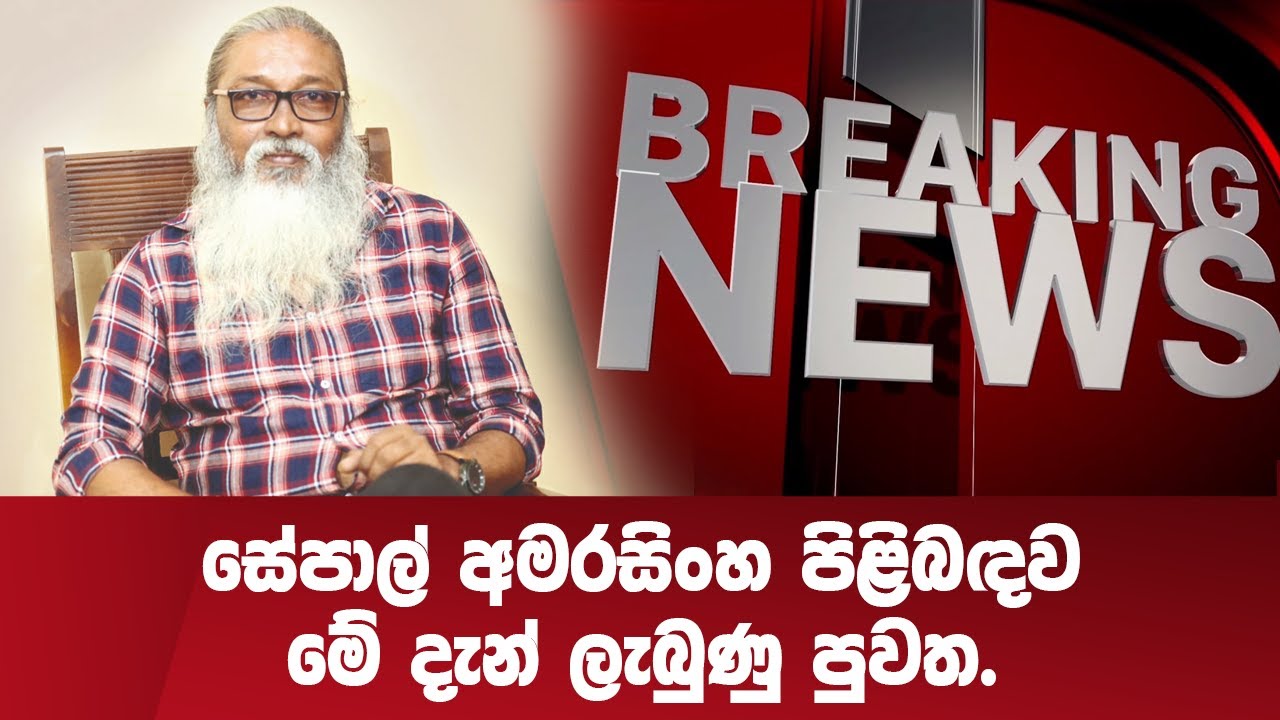සේපාල් අමරසිංහ අත්තඩංගුවට Sepal Amarasinghe - YouTube