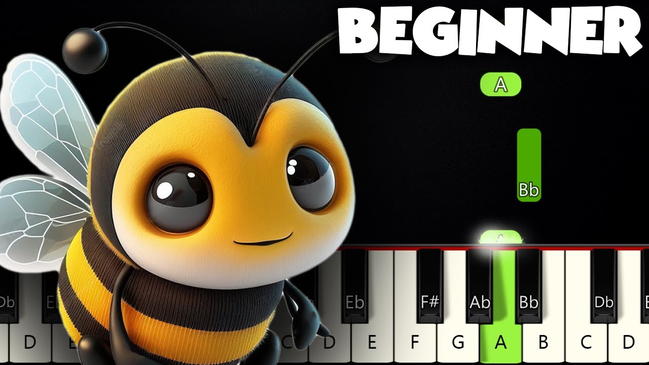Flight Of The Bumblebee | BEGINNER PIANO TUTORIAL + SHEET MUSIC by ...