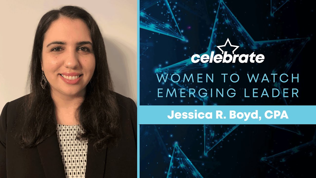 2021 Women to Watch - Emerging Leader Winner Jessica Boyd, CPA #MICPA # ...