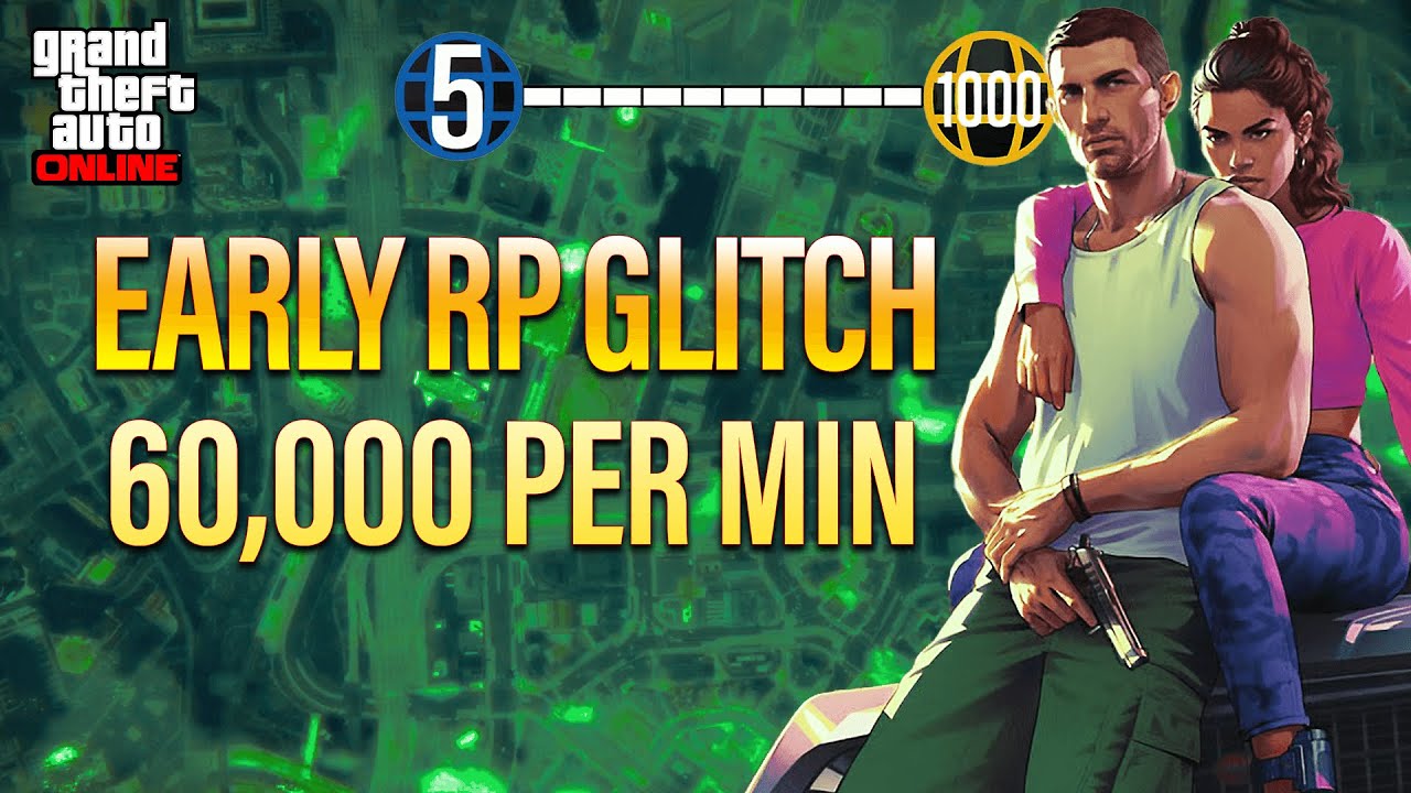 GTA 5 RP Glitch | Early Game RP & Money Glitch | 60,000 RP Every Min ...