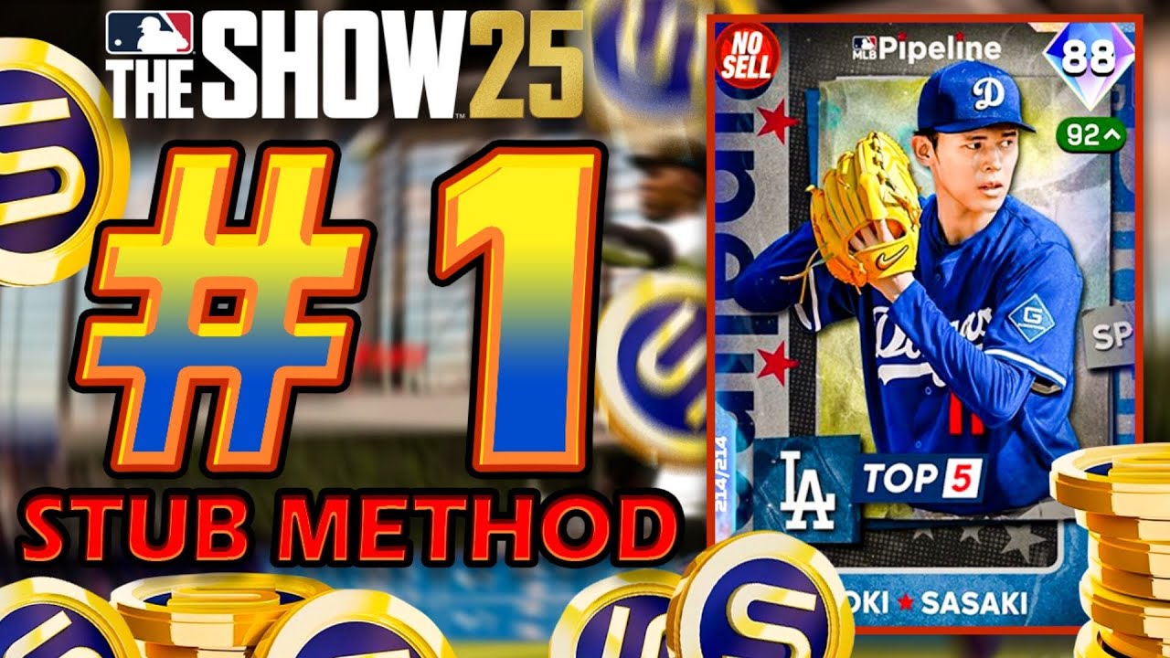 BEST STUB MAKING METHOD! MAKE UNLIMITED STUBS! | MLB THE SHOW 25 ...