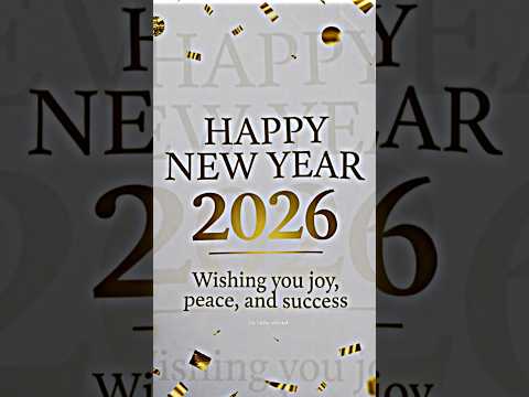 Happy New Year whatsapp status I happy new year 2026 status I happy new year status I new year 2026