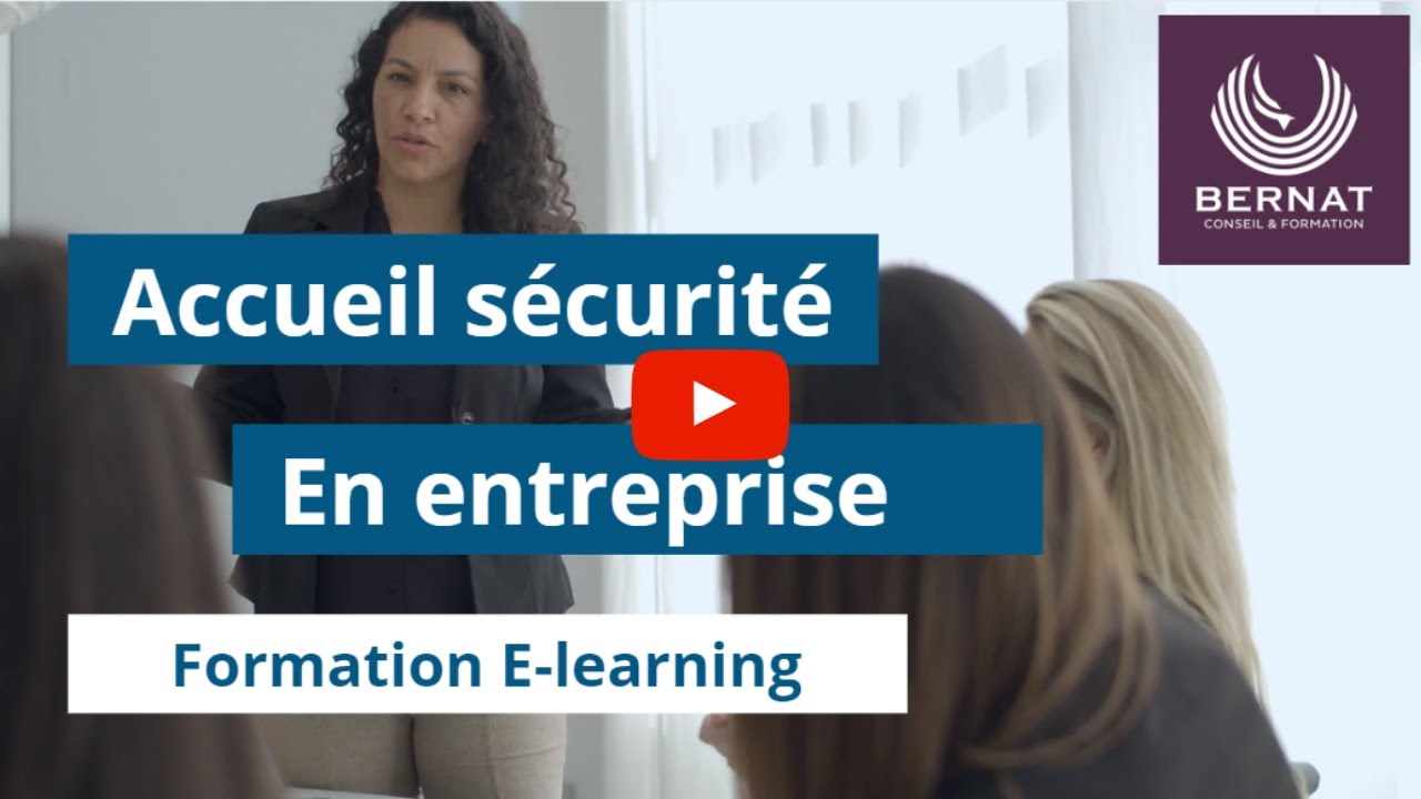Accueil sécurité en entreprise E-learning - YouTube