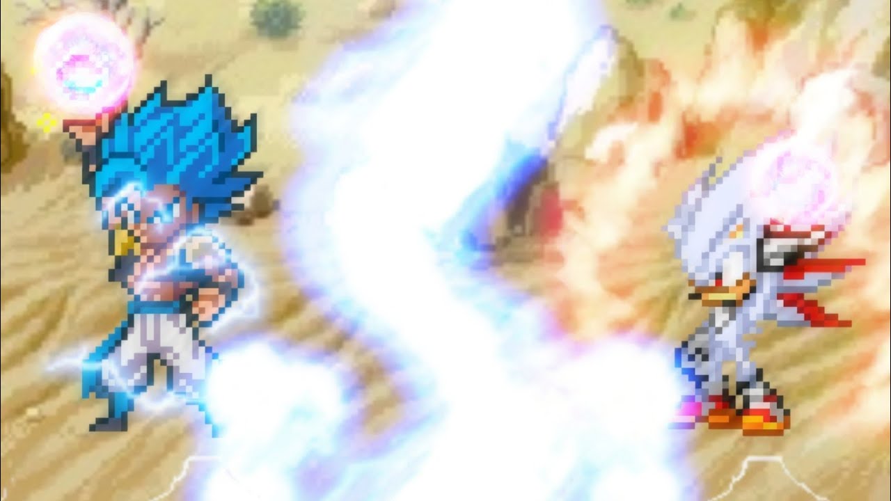 Shadic VS Gogeta - Collab (TRAILER) - Sprite Animation - YouTube