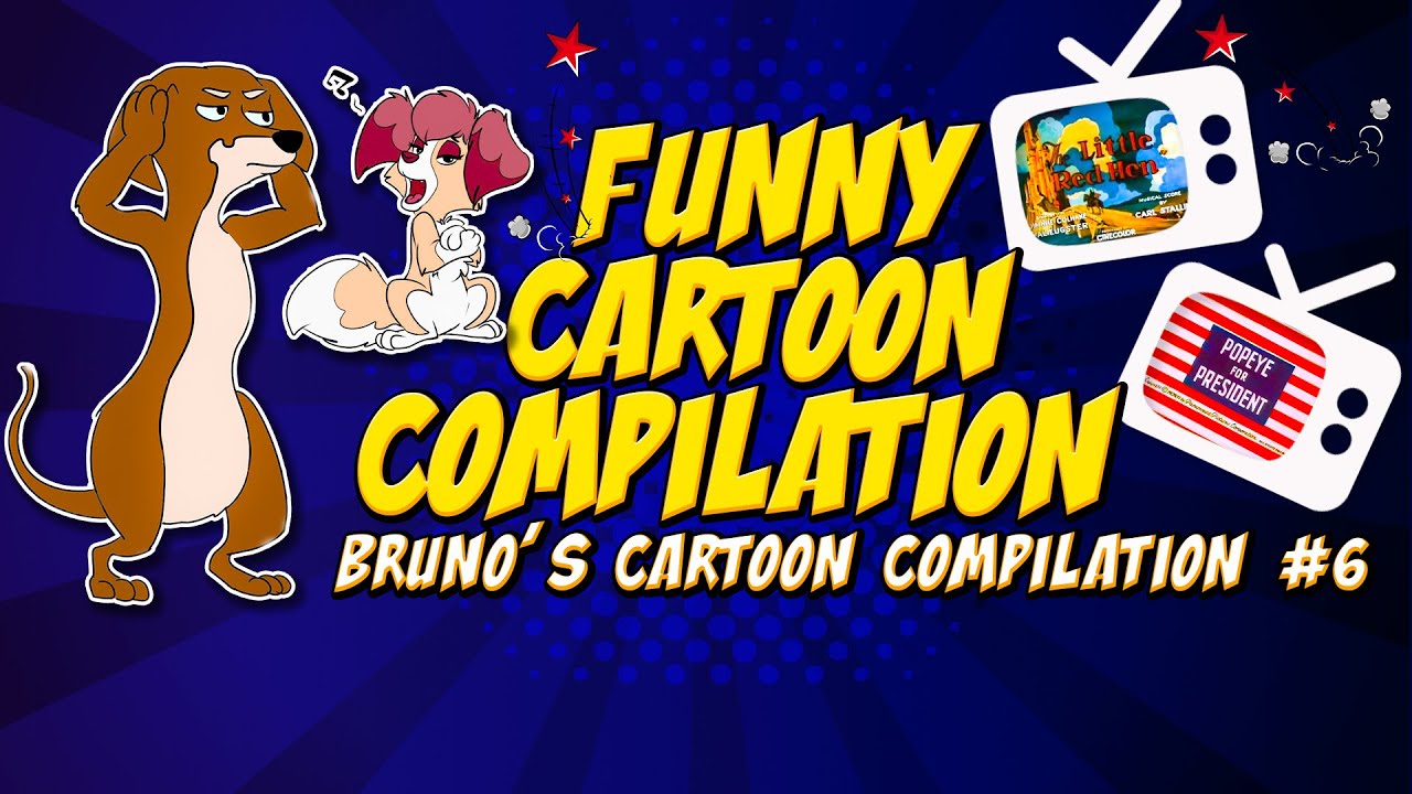 Funny Public Domain Cartoon Compilation | Bruno Cartoon Compilations #6 ...