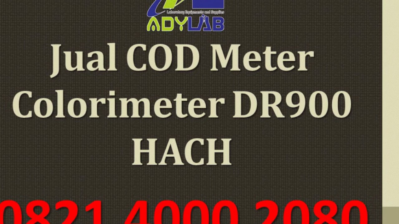 Jual COD Meter Colorimeter DR900 HACH - 0821 4000 2080 - ADY WATER ...