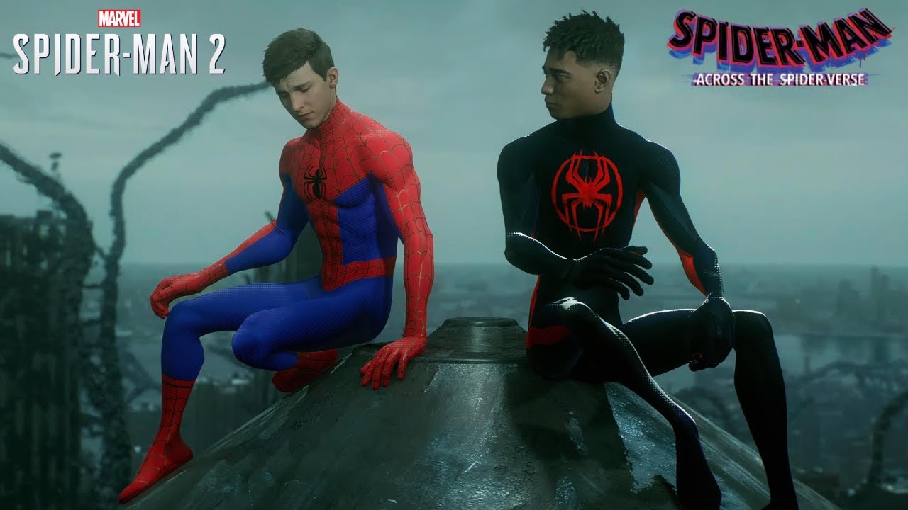 Miles Shows Peter B Parker His ATSV Suit - Marvel's Spider-Man 2 (4K ...