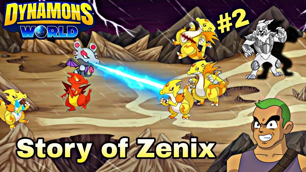 Story of God Zenix 💜 ( part - 2 ) in Dynamons world 🌍 || Zenik and ...