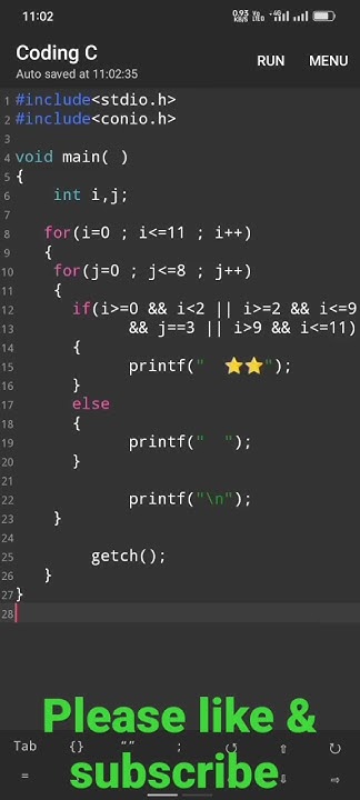I Pattern Of ⭐ In C Program 😘c Programming Shorts Cprogramming Coding Youtube 