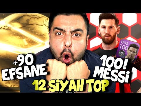 100 MESSİ ! +90 EFSANE ! 2 TANE +90 HAFTANIN OYUNCUSU ! PES 2019 TOP AÇILIMI !