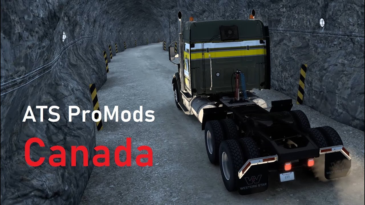 ATS - Exploring Hidden Tunnels in Canada! [ProMods Gameplay] - YouTube