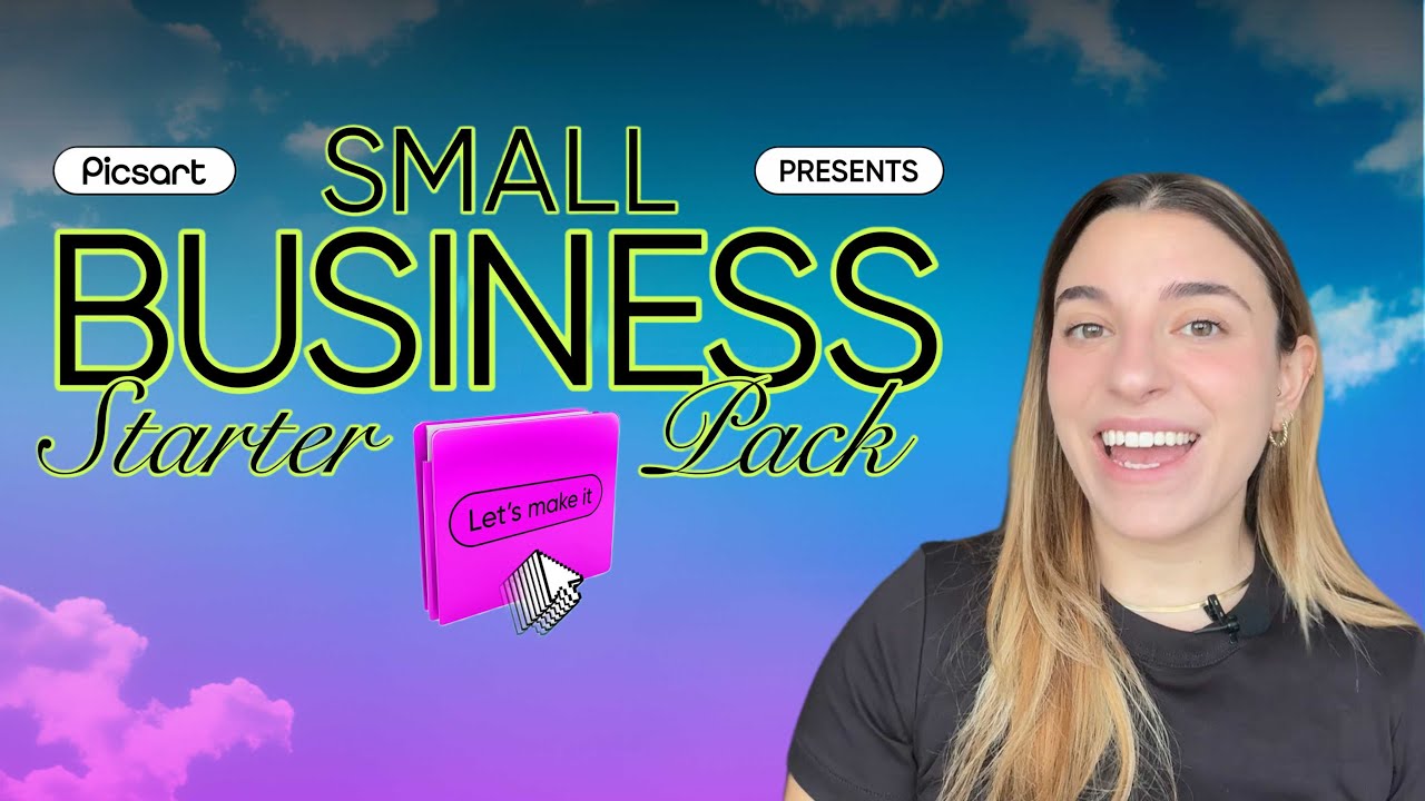 Small Business Starter Pack | A guide by Picsart to launching your own small - YouTube