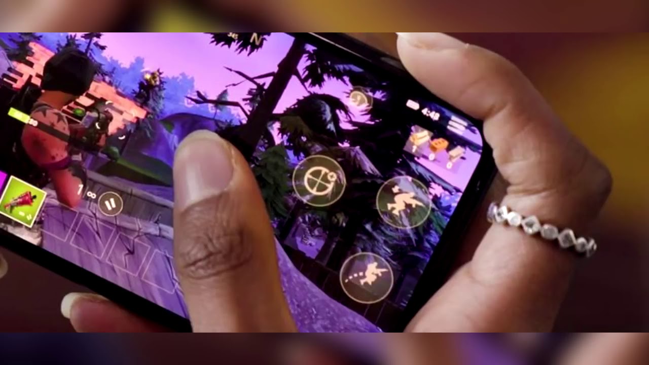 Fortnite Mobile- in depth look at the controls. - YouTube
