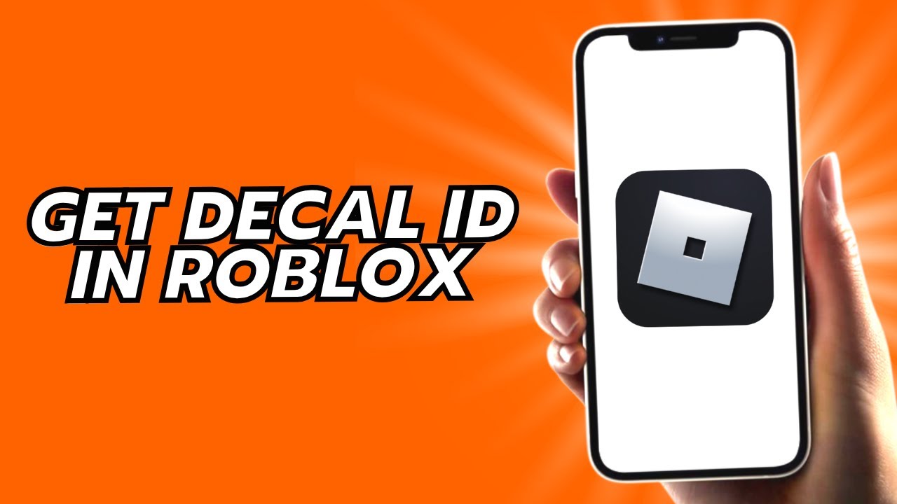 How To Get Decal ID In Roblox 2025 - YouTube
