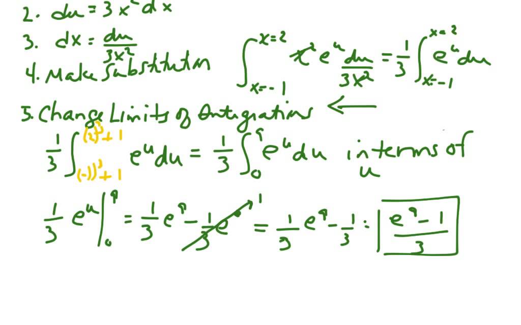 Substitution rule definite integrals Ch 5.5.43 - YouTube
