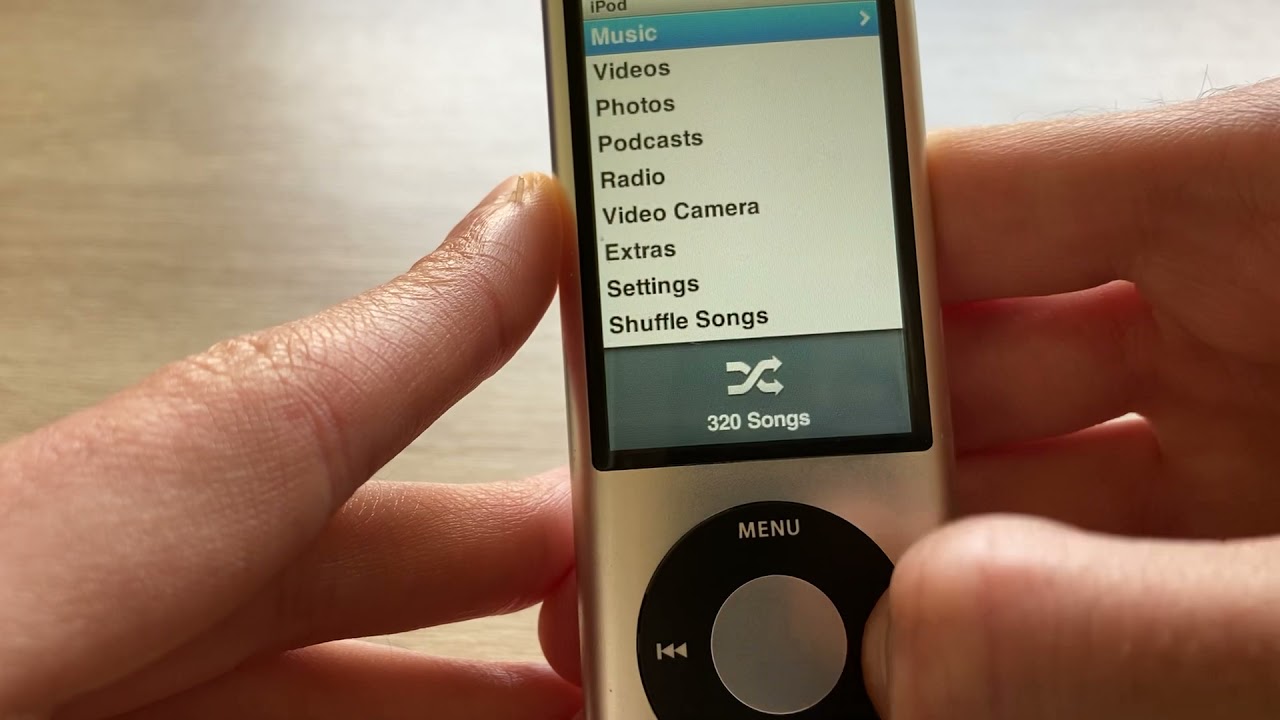 Relaxing iPod Nano clickwheel scrolling sound - YouTube