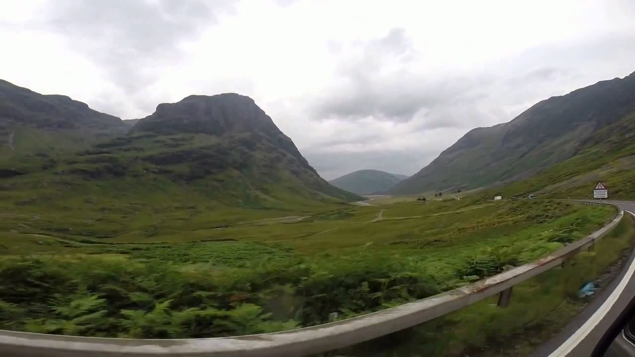 A82 Road In Glencoe In The Highlands Of Scotland - YouTube