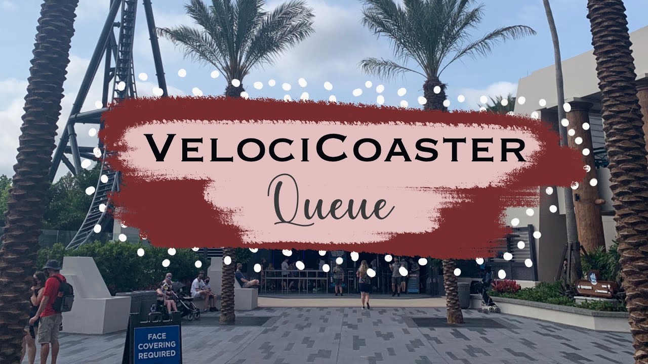 VelociCoaster Queue!! ***Spoilers*** - YouTube