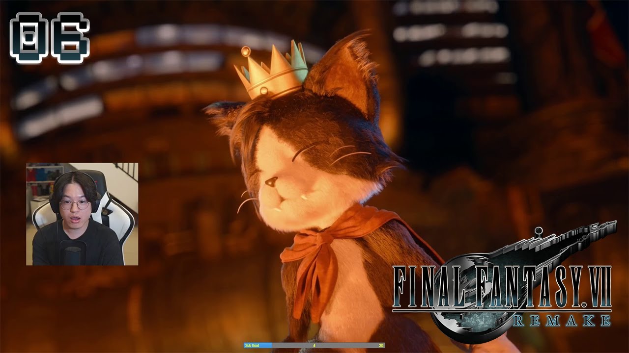 CAIT SITH APPEARS! | FINAL FANTASY VII REMAKE PART 6 - YouTube