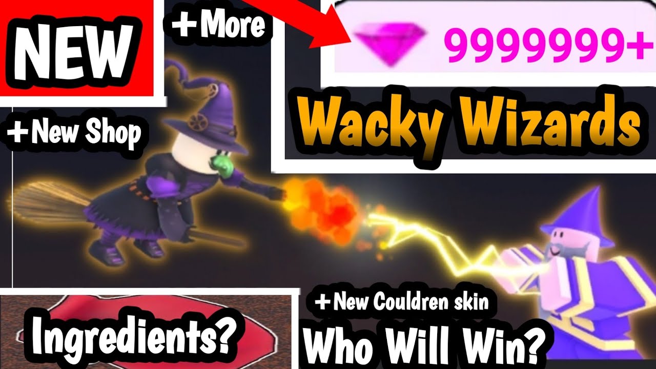 Witches Vs Wizard's! *Update* [Roblox WACKY WIZARDS] "Read Disc" - YouTube