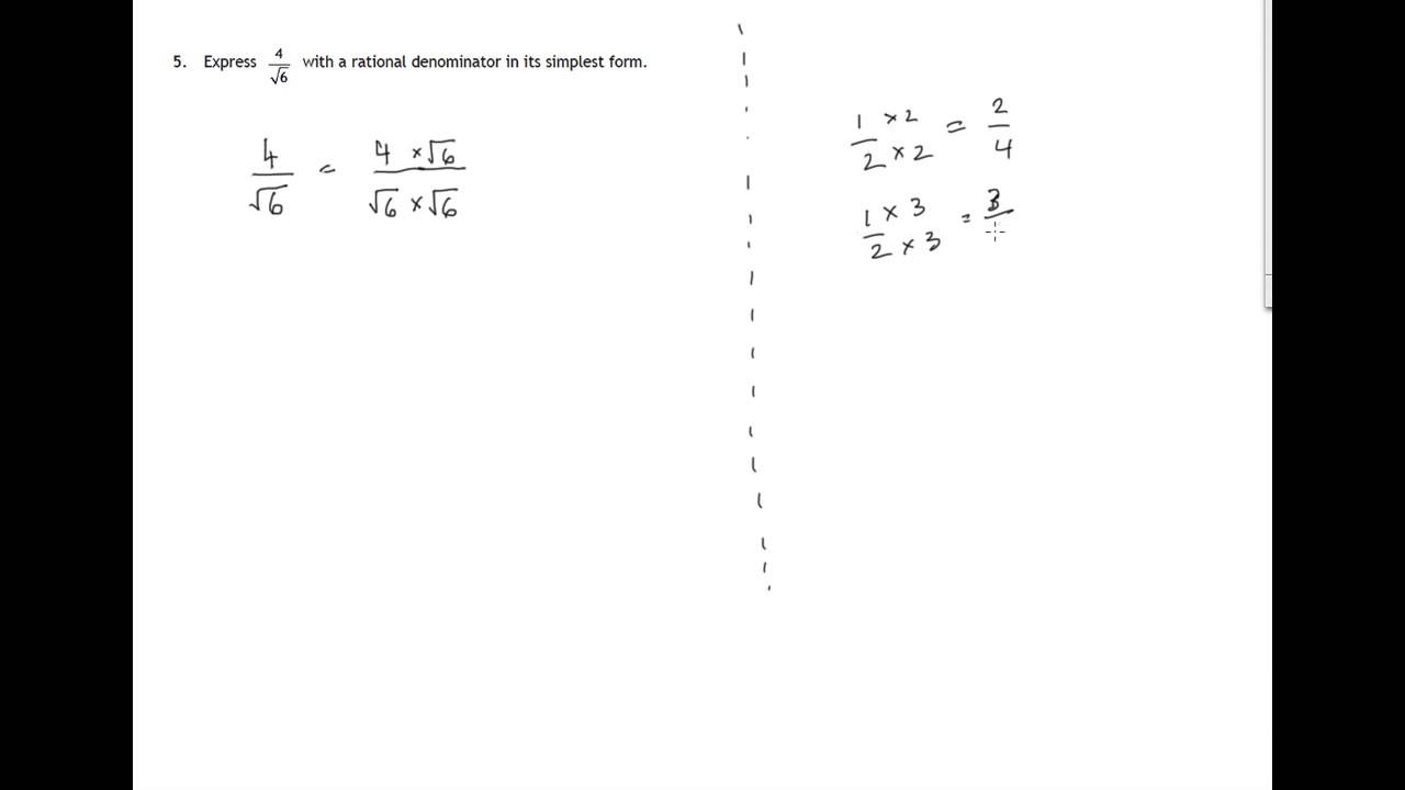 Q5 Paper 1 National 5 Mathematics SQA Specimen Paper - YouTube