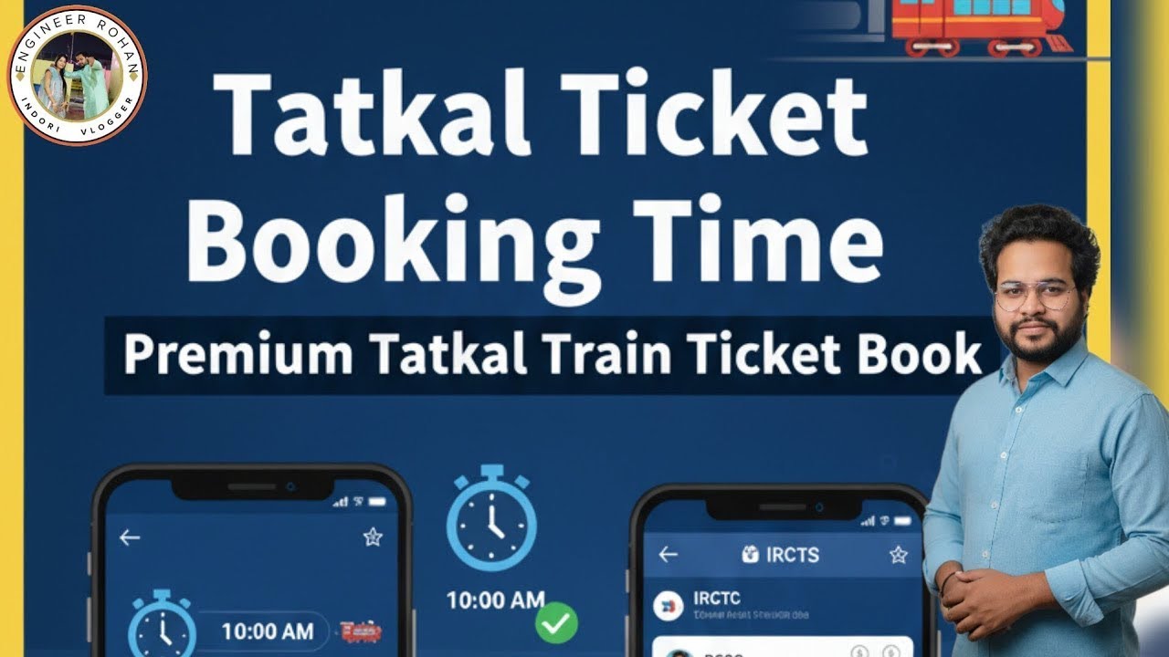 Tatkal Ticket Booking Time | Premium Tatkal Train Ticket Book | IRCTC ...