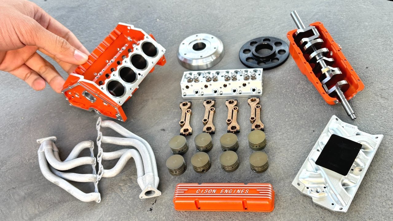 This is a 44cc Mini V8 We built it We started it. | VORTRIXE - YouTube