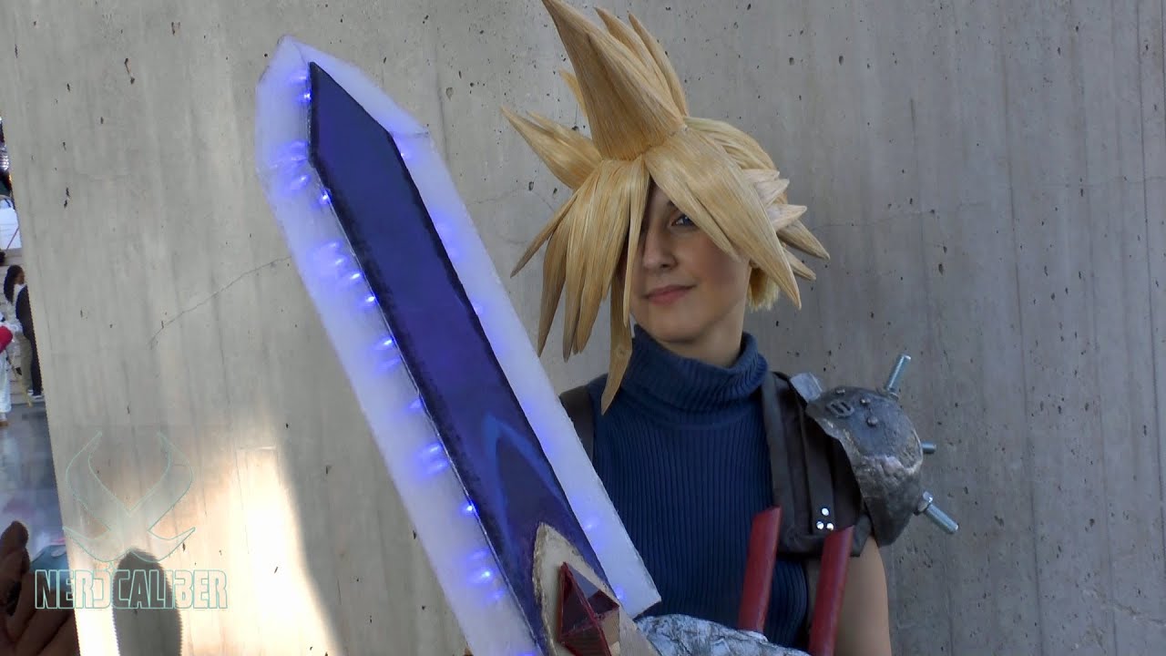 Genderbend CLOUD and TIFA! Final Fantasy VII Cosplay at NYCC 2013 - YouTube
