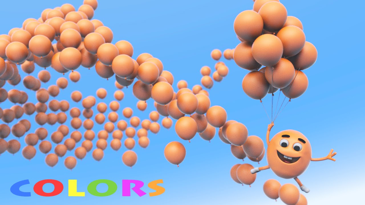 Learning colors for kids, toddlers - balloon show - Learning for ...