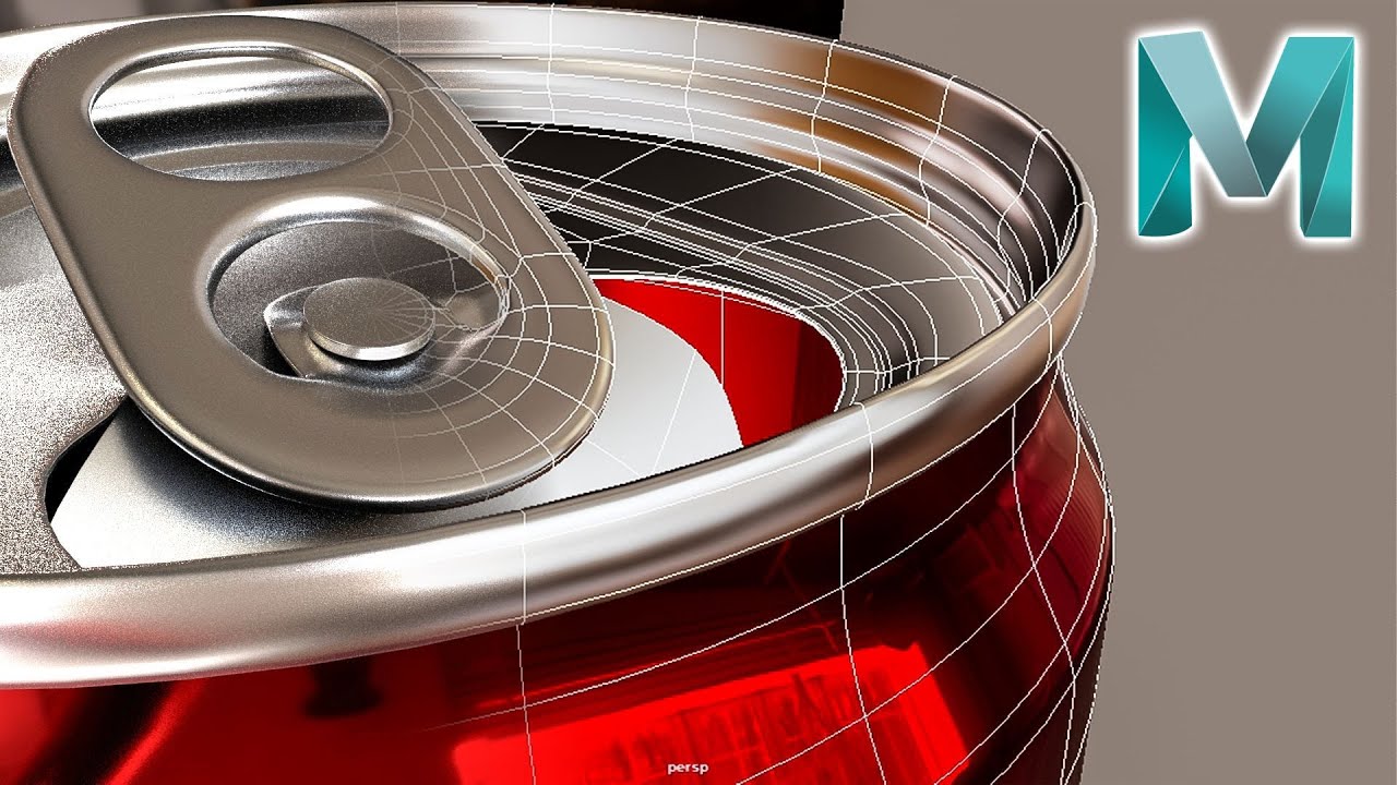 Modeling Coca Can in Maya - YouTube