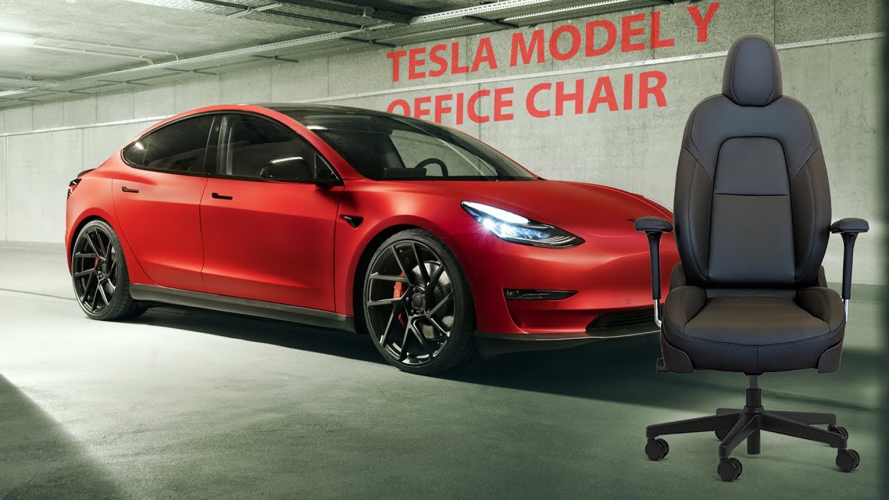 Tesla Model Y office chair by Boss-chairs Team - YouTube