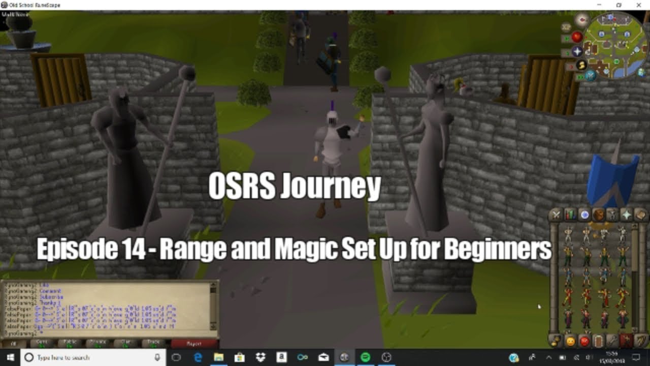 OSRS Journey (Episode 14) - Range and Magic Set Up for Beginners - YouTube