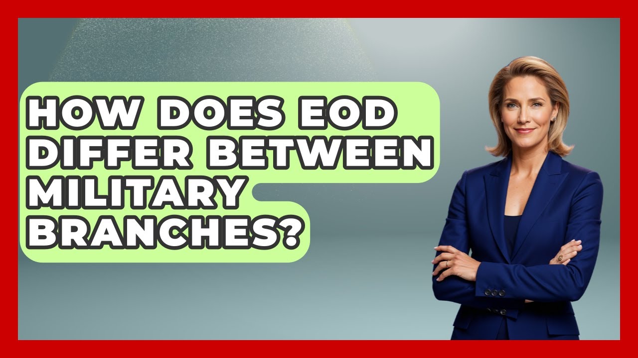 How Does EOD Differ Between Military Branches? - High Stakes Jobs - YouTube