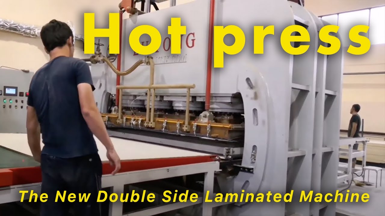 Hot press| The New Double Side Laminated Machine| Semi-automatic press ...