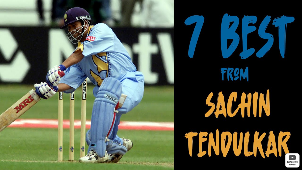 Best 7 Shots by Sachin Tendulkar! - YouTube
