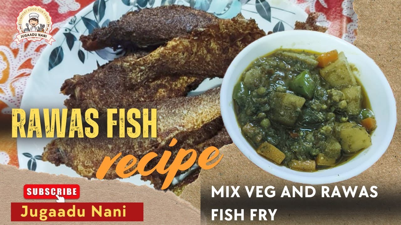 Mix Veg And Rawas Fish Fry 😋l Fried Rawas Fish And Mix Vegetables l ...